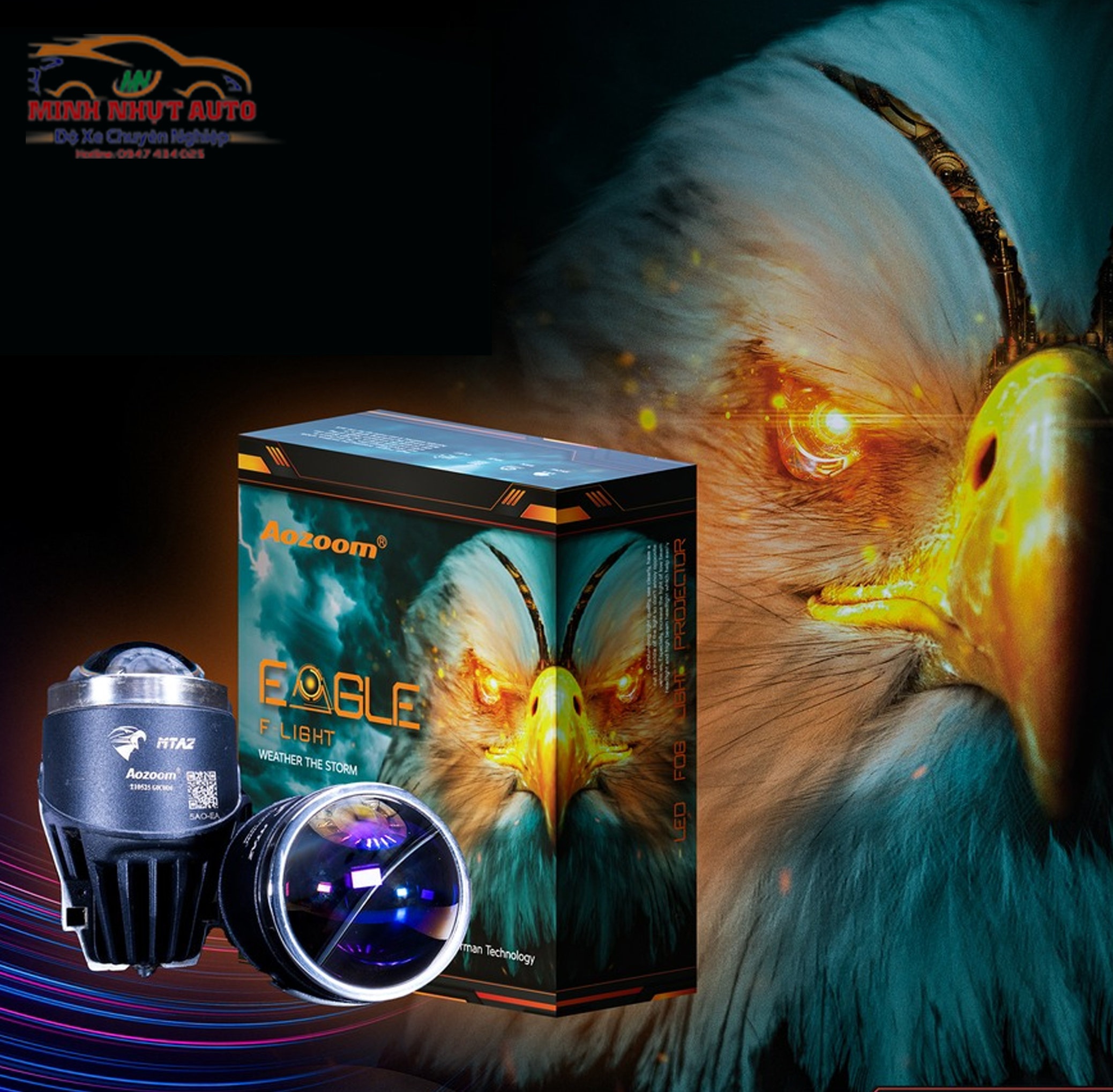 Bi Gầm LED EAGLE F-Light - Minh Nhựt Auto