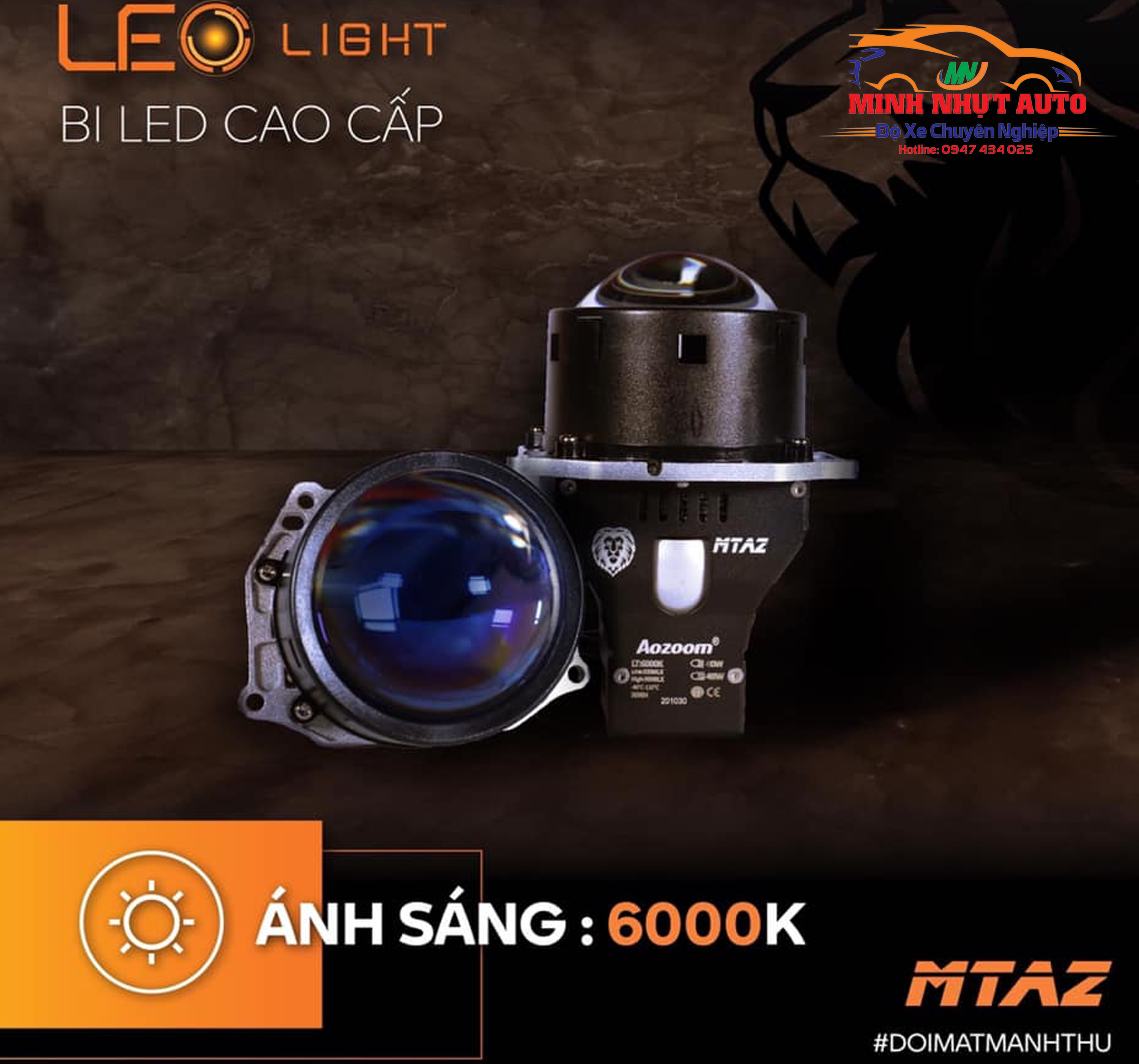 Bi LED LEO LIGHT - Minh Nhựt Auto