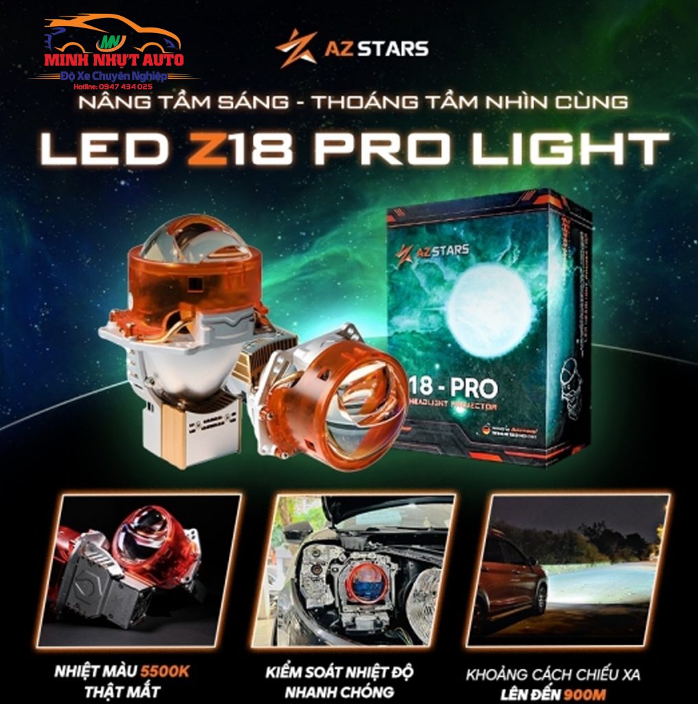LED LIGHT Z18 PRO - Minh Nhựt Auto