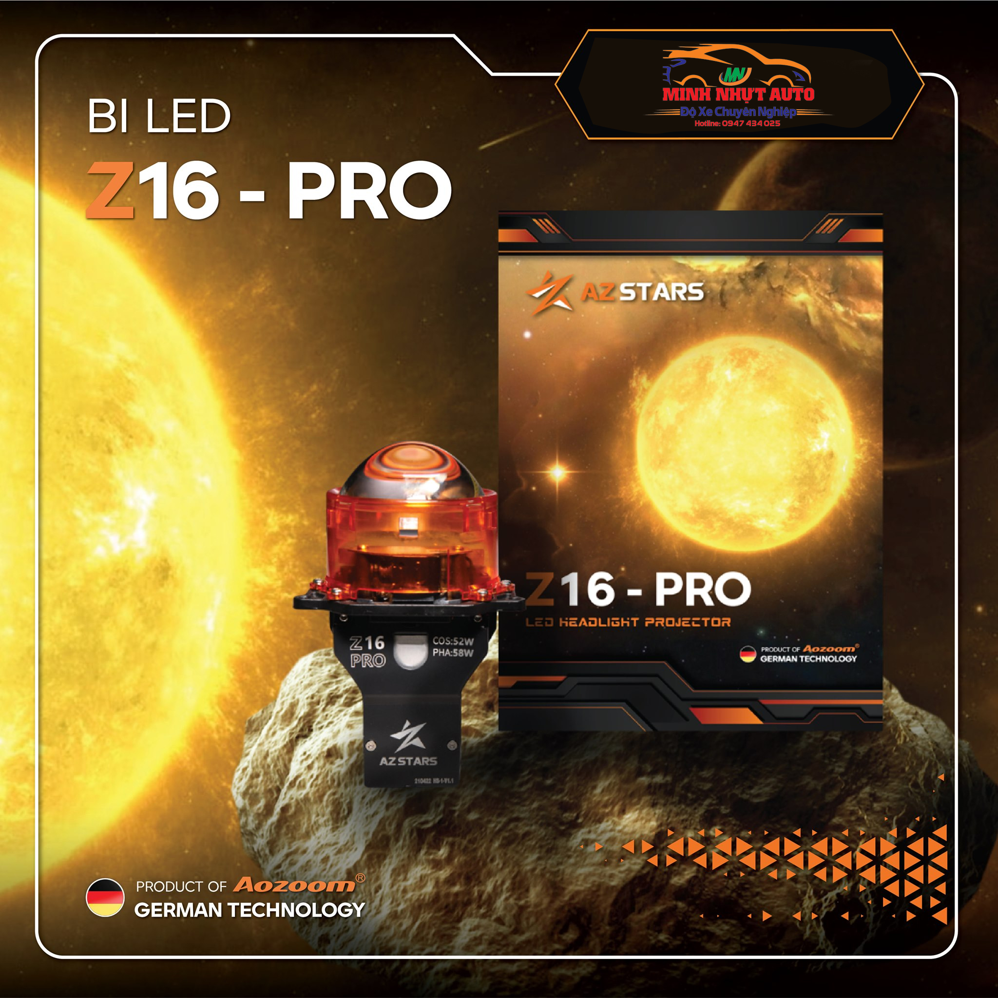 LED LIGHT Z16 PRO - Minh Nhựt Auto